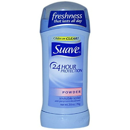 Suave 24 Hour Protection Powder Invisible Solid Anti-Perspirant ...