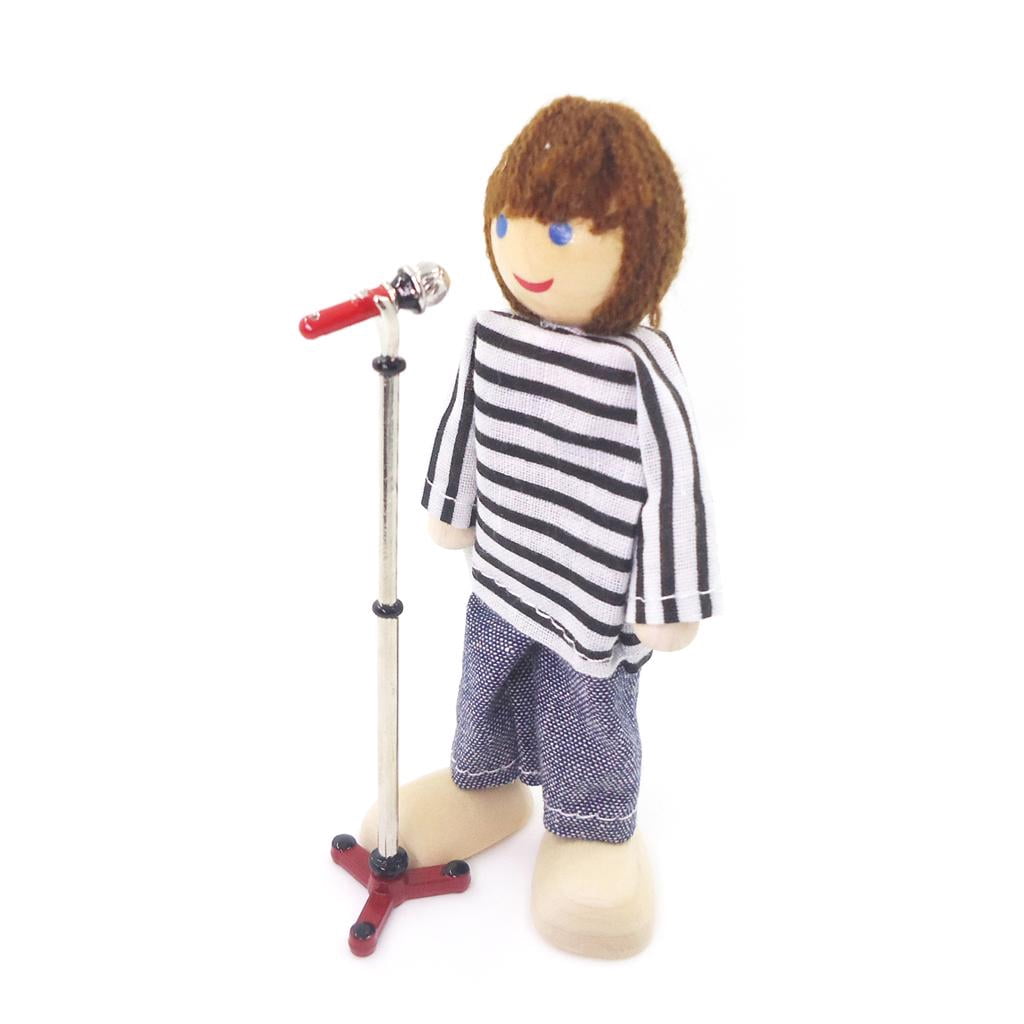 Juguetes Micrófono Miniatura CUTICAT Soporte para Instrumentos ...