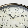 12 Inch Vintage Style Wall Clock with Silent Sweep Feature and Classic ...