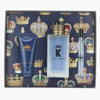 D&G King Men's Cologne Giftset (3PC) - 3.3oz EDT, 1.6oz Gel, Mini EDT ...