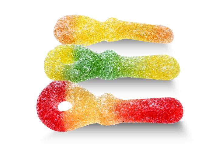 Bubs Godis, Sour Pacifier Gummies Sura fruktnappar (3.500 Lbs ...