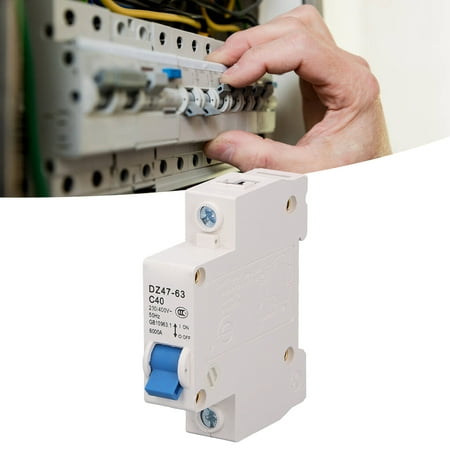 EOTVIA Power Distribution Control Equipment,Miniature Circuit Breaker 1P Residual Current ...