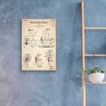 Epic Art 'Tea Bag Blueprint Patent Parchment,' Acrylic Glass Wall Art ...