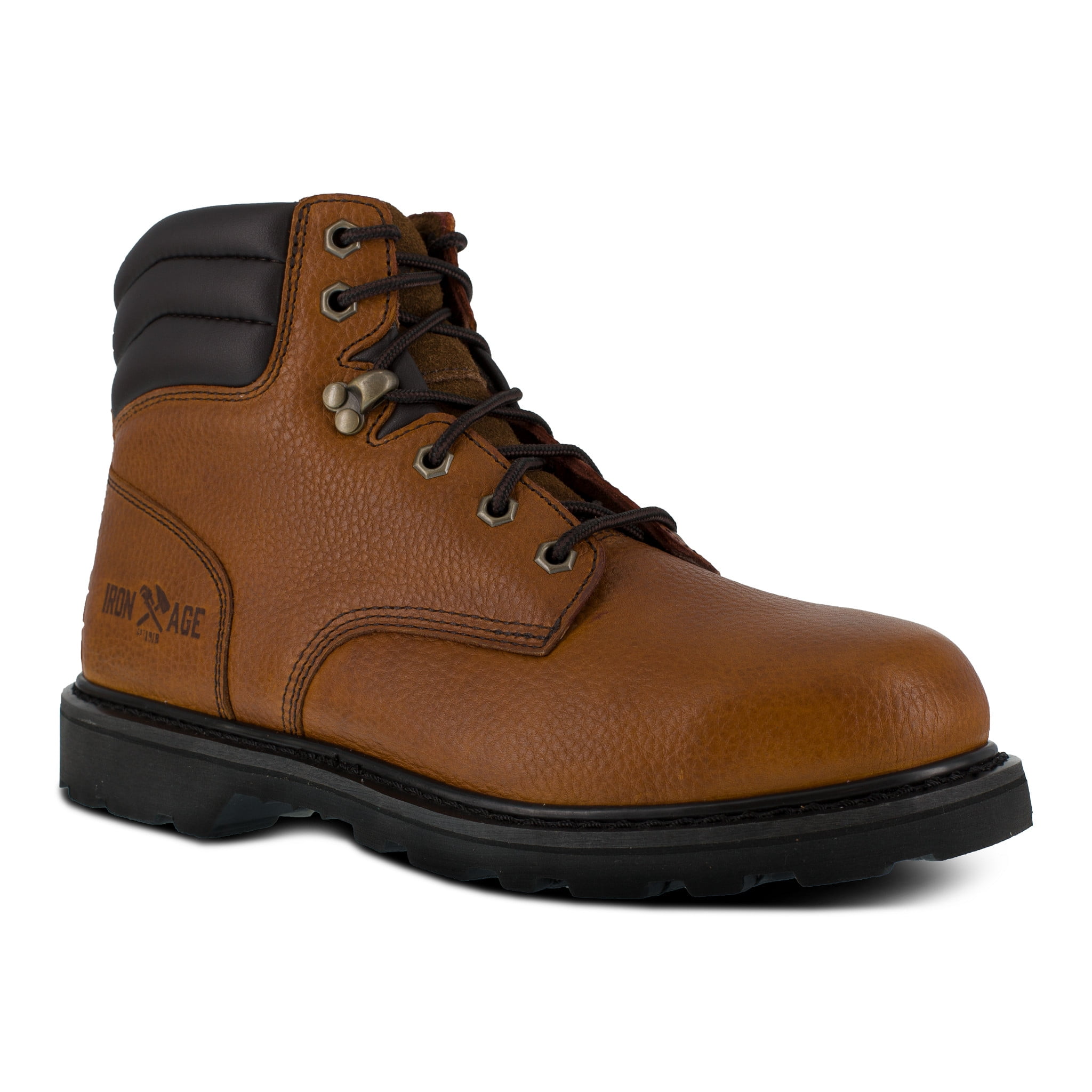 Iron Age Men's Backhoe Steel Toe 6" Work Boots - Walmart.com
