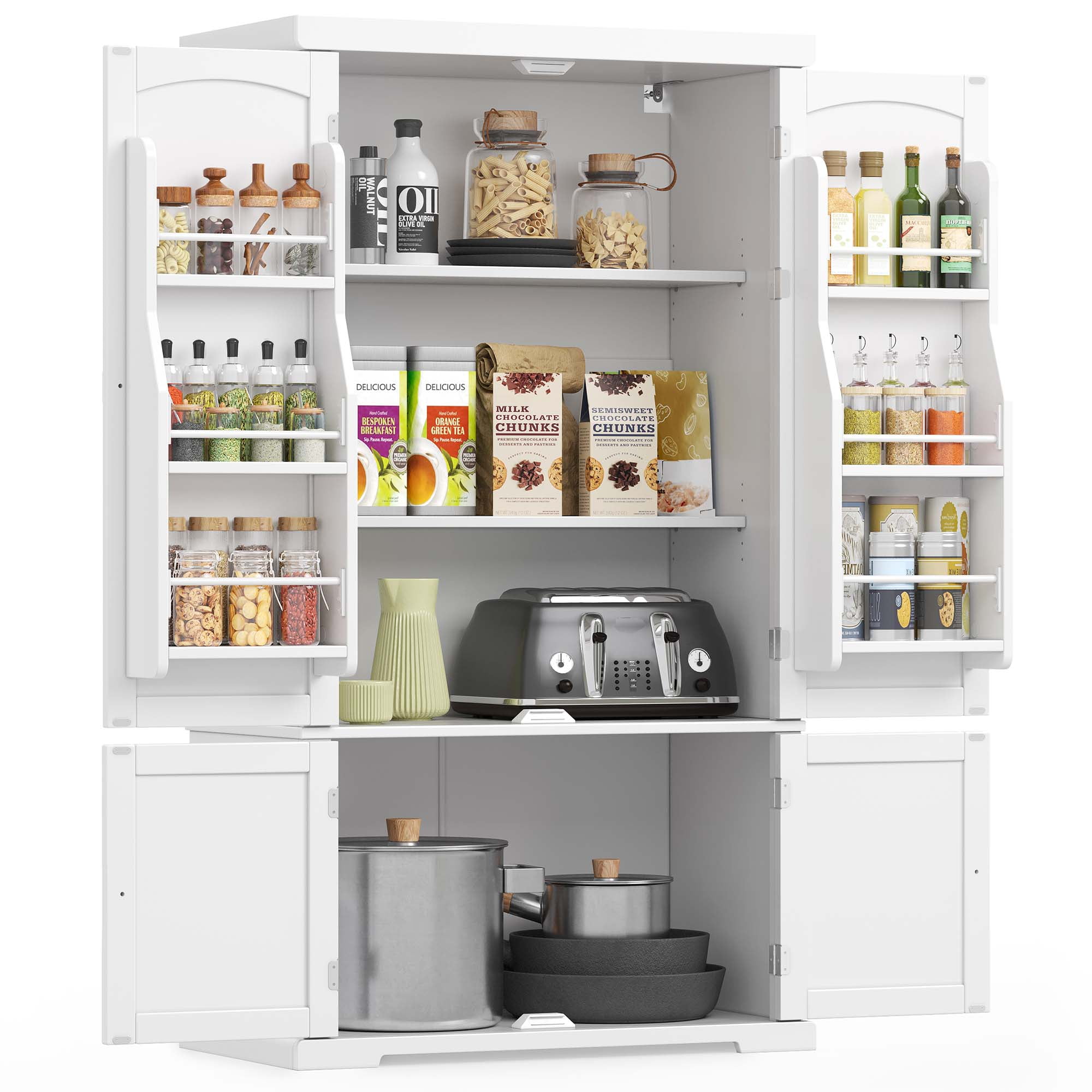Click here for Vasagle Pantry Cabinet  53.5-Inch High Freestandin... prices