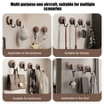 XIBUFE 2Pcs Wreath Hanger for Front Door,Suction Cup Reef Hook for ...