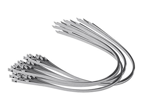 20" Supreme 316 Cinchos para Cables de Acero Inoxidable, 150 lb, (100 ...