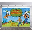 Goofy Backdrop Banner Party Supplies Birthday Decorations Background ...
