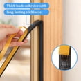 19.7Feet Rubber Weather Stripping Door Seal, Self-Adhesive Seals for ...