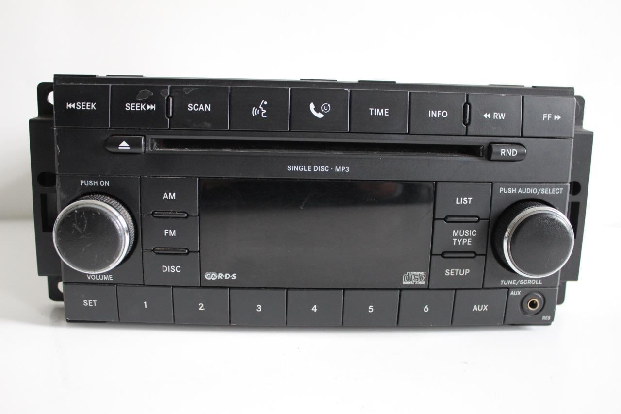 2007-2012 RES JEEP DODGE CHRYSLER SIRIUS RADIO STEREO CD MP3 PLAYER ...