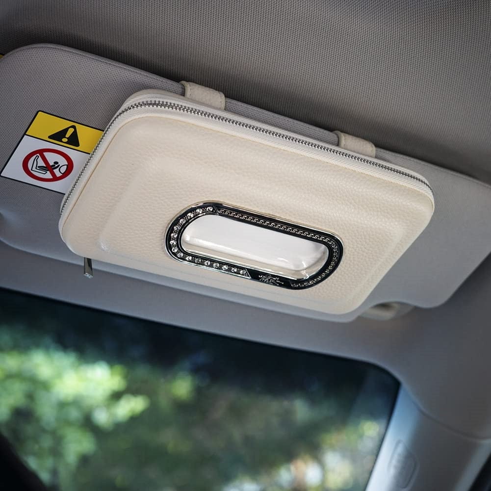 Cartisen Car Tissue Holder, Visor Mask Holder, Sun Visor Napkin Holder ...
