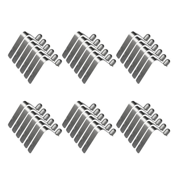 Spring Solid Tent Pole Clips Button Outdoor Water Camping 36 Pieces ...