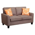 Serta Astoria 61" Loveseat in Tan - Walmart.com