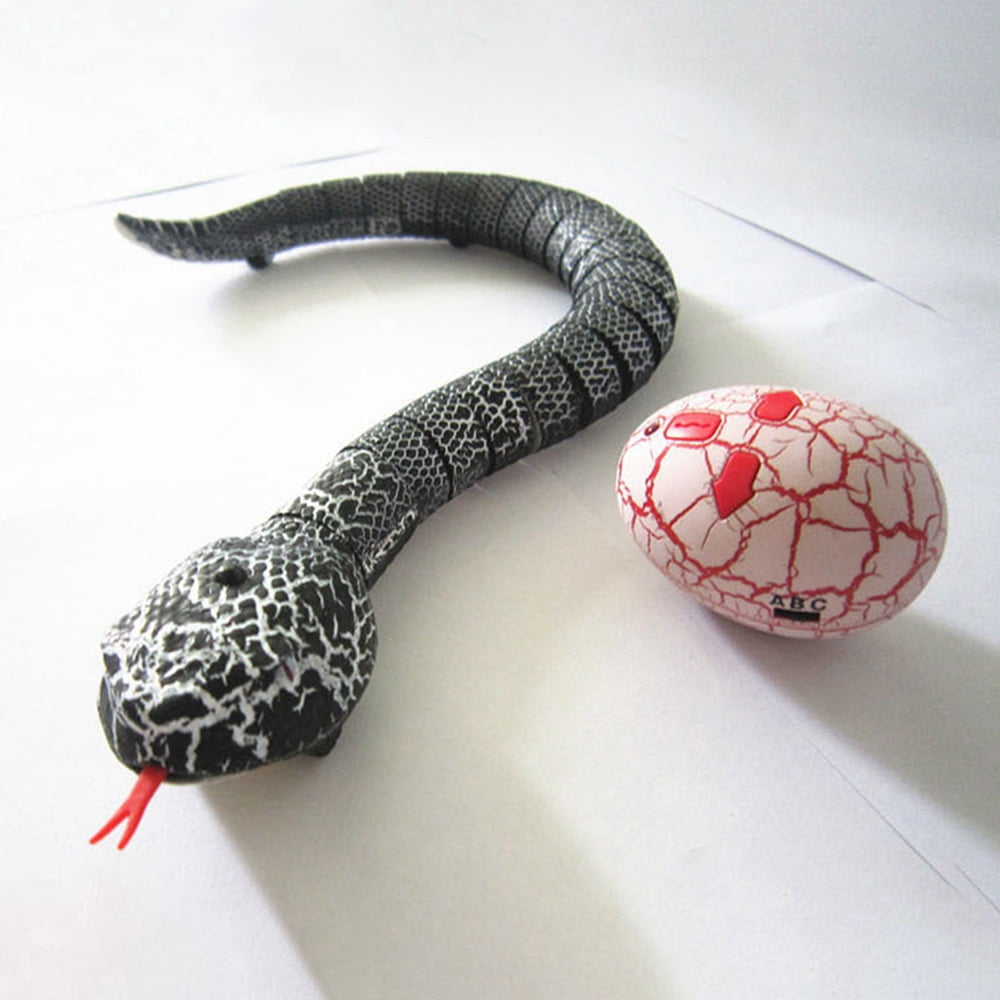 Electric Snake Cat Toys with Egg-shaped Remote Control USB Simulation ...