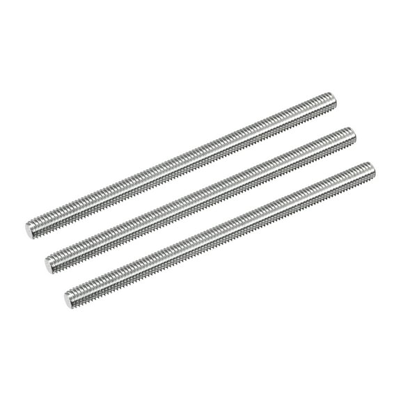 Uxcell Fully Threaded Rod M4 x 190mm 0.7mm Thread Pitch 304 Stainless ...