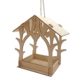 3 Pieces Birds Feeder Outdoor Birdhouse for Birds Climbing Painting ...
