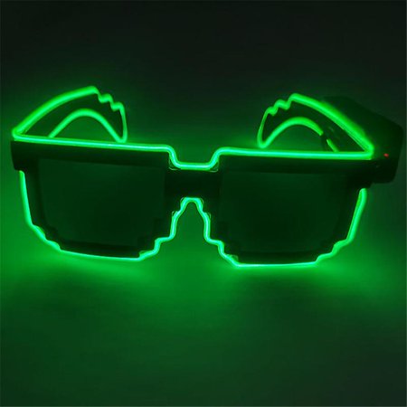Led Visor Glasses 10 Colors Futuristic Glasses Light Up Glasses ...