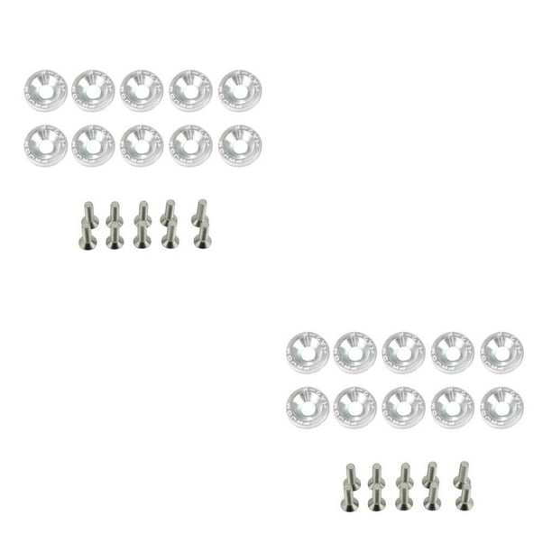 Ustyle 1/2/3 10 Pieces Car Screws Washers Assortment Set Vehicle Bolts ...