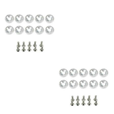 Ustyle 1/2/3 10 Pieces Car Screws Washers Assortment Set Vehicle Bolts ...