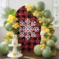 Christmas Snowflake Arch Backdrop Cover 5x2.1 Ft, Spandex Wedding Arch ...