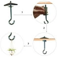 5 Packs M5 Carbon Steel Plasterboard Ceiling Hooks Spring Toggle Wing Bolts Hanger Wall Ceiling ...