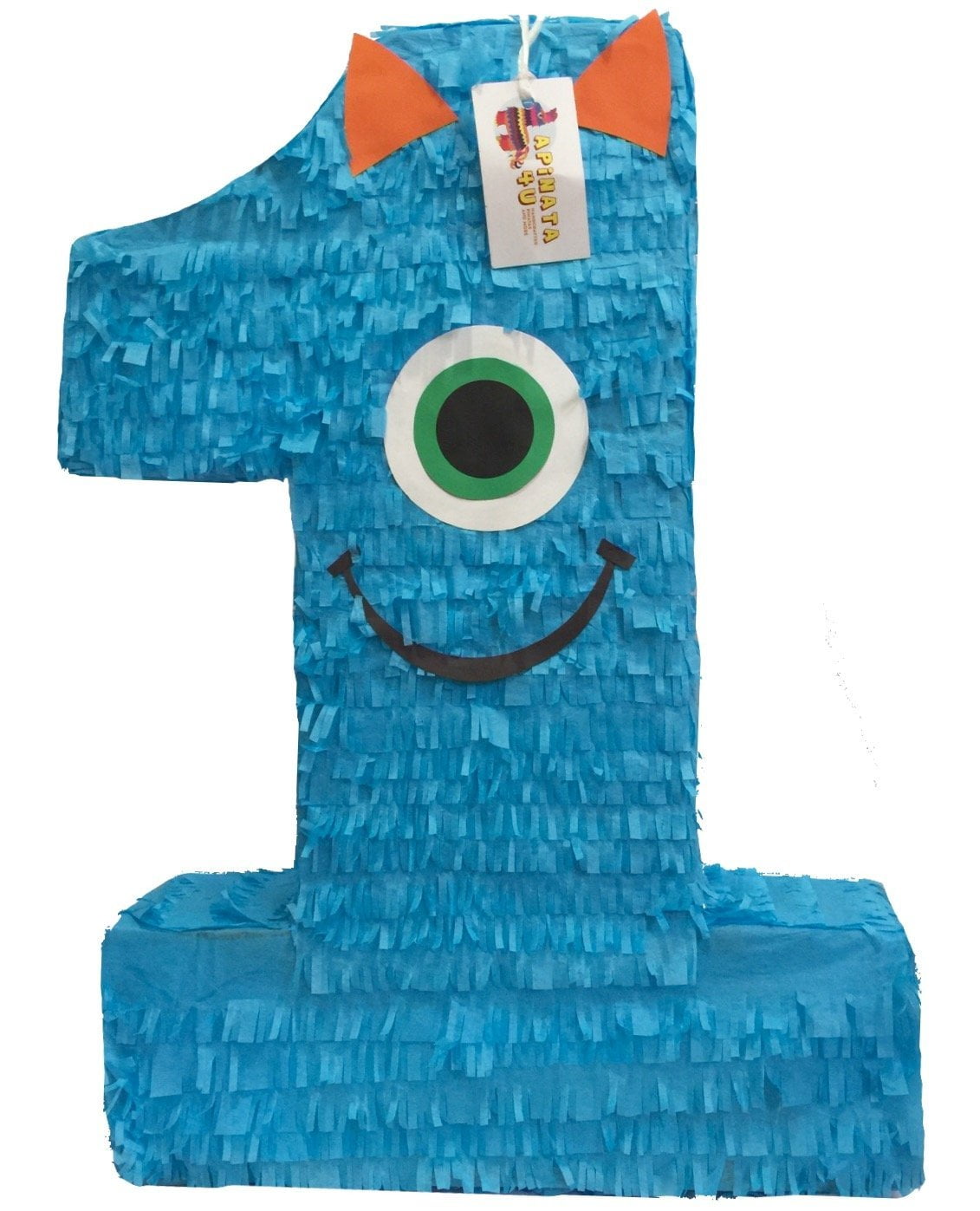 APINATA4U Number One Pinata with Green Eye 20" Tall - Walmart.com