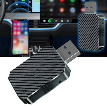 Wireless CarPlay Adapter, 2025 Upgraded 2-in-1 Mini Size CarPlay & Android Auto, Convert Wired ...