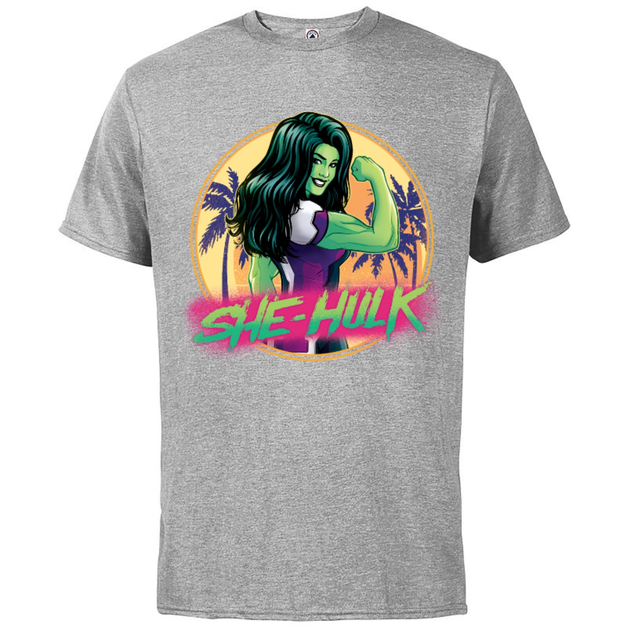 Marvel She-Hulk Jennifer Walters Palm Tree Flex - Short Sleeve Cotton T ...