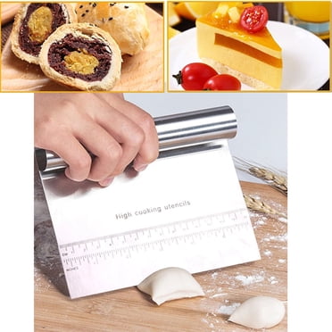 Last Confection Stainless Steel Pastry Dough Scraper/Cutter - Metal ...