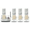 AT&T 2-Handset Cordless Phone with Bluetooth, Large Buttons, Call ...