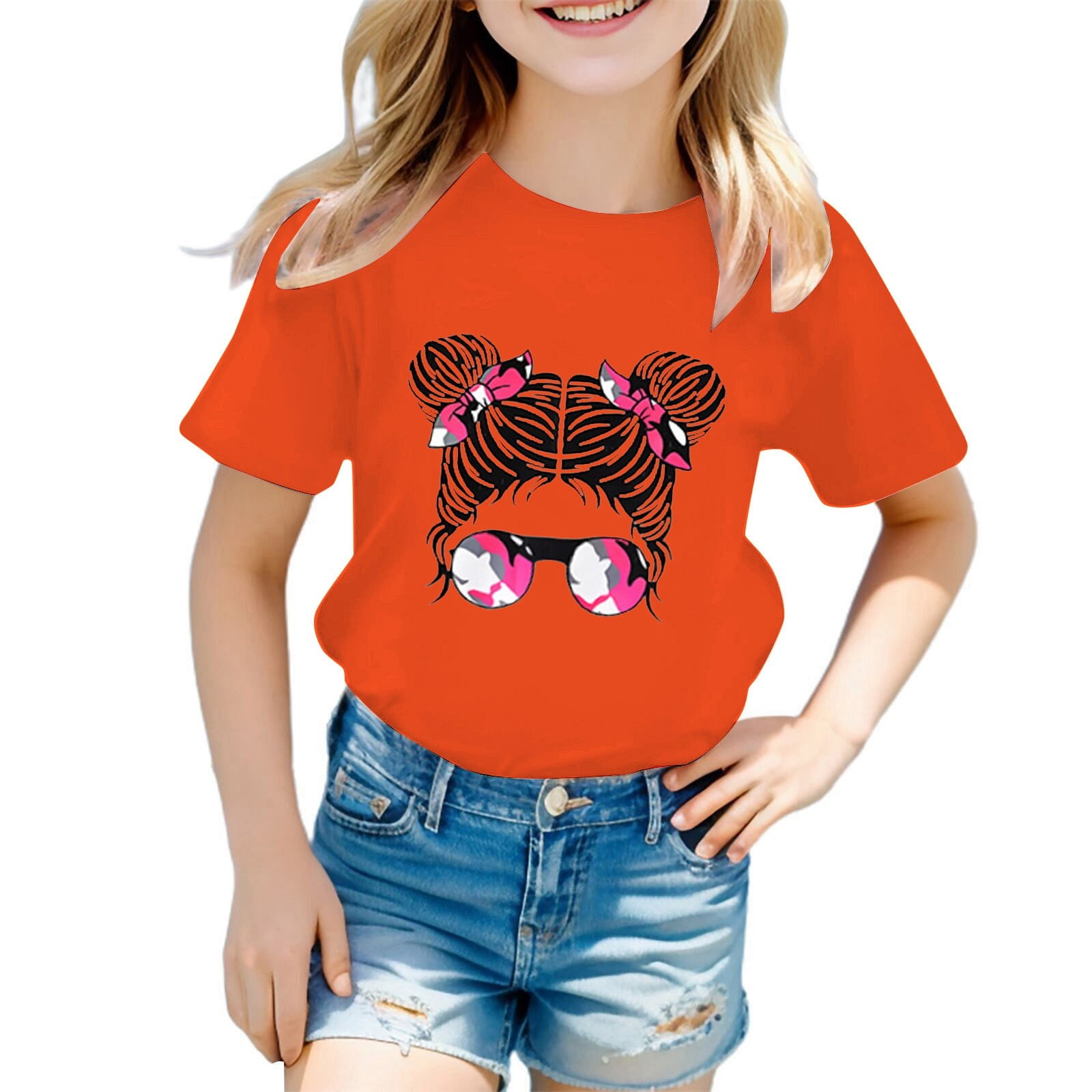 Click here for Ceangrtro 2025 Girls Tops  Tees & Shirts Kid Cute... prices