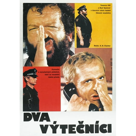 Crime Busters (Aka Dva Vytecnici) Polish Poster From Top: Bud Spencer ...