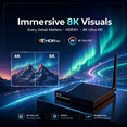 2026 TV Box V6 Pro Smart TV Box with 8K UHD, 4+32GB, Android 14.0 ...