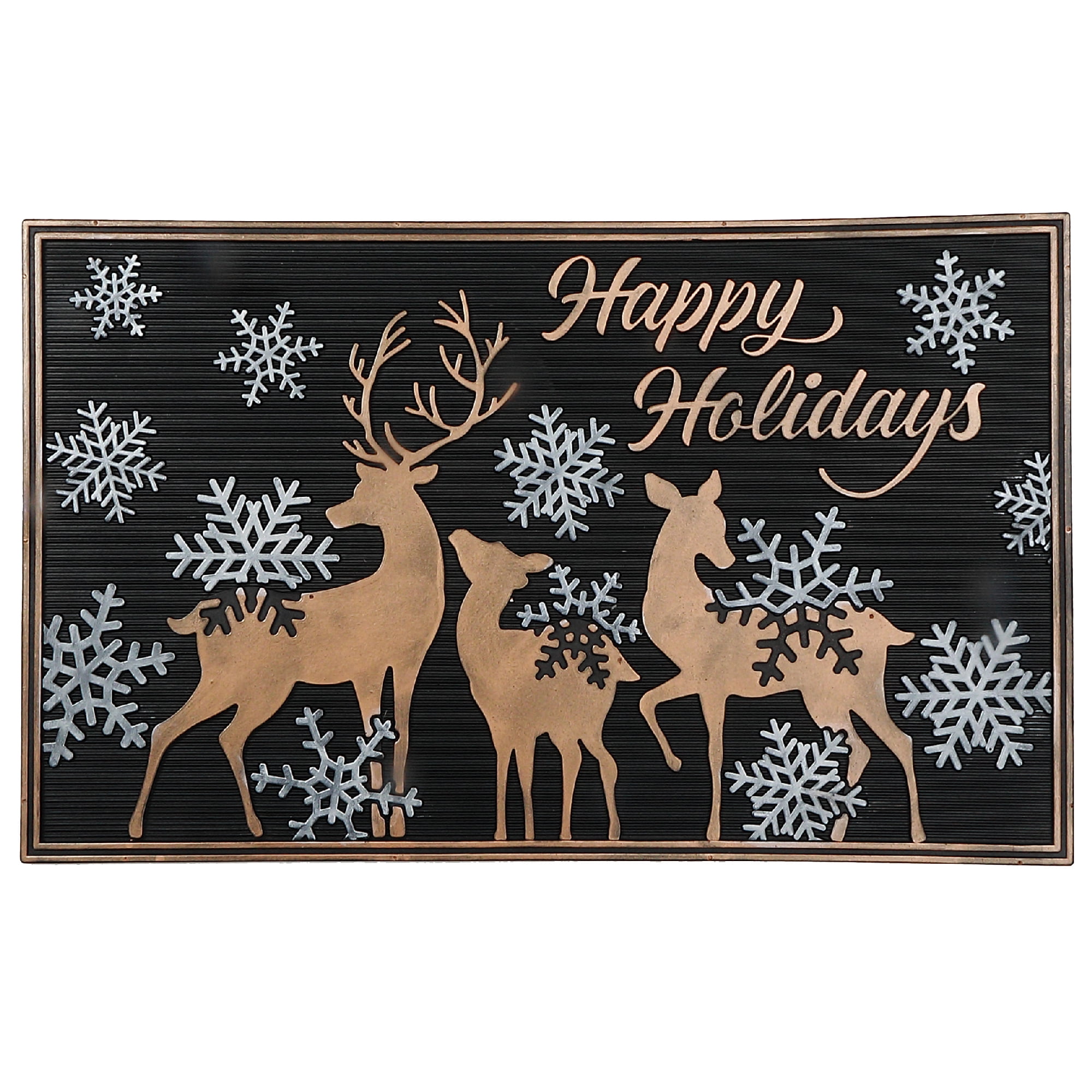 Click here for Ih Casadécor Rubber Mat (Happy Holidays - Reindeer... prices