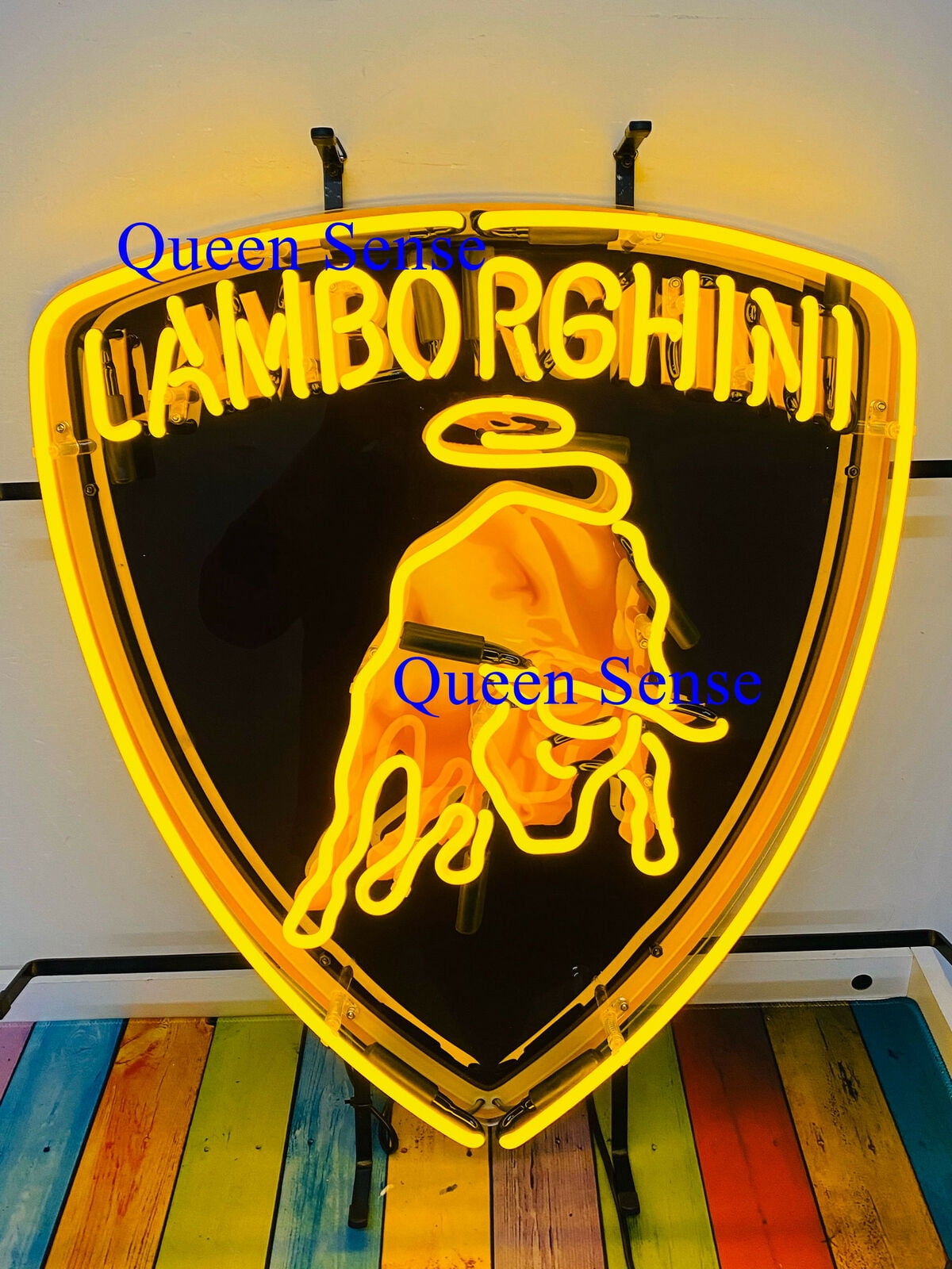 Queen Sense 24"x20" Lamborghini Neon Sign HD Vivid Printing Handmade ...