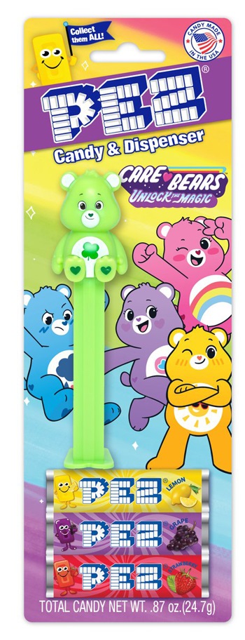 PEZ Candy Care Bears, Unlock the Magic! Blister Pack Dispensers with 3 ...