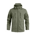 Men's Special Ops Military Tactical Rain Jackets Winter Warm Fleece ...