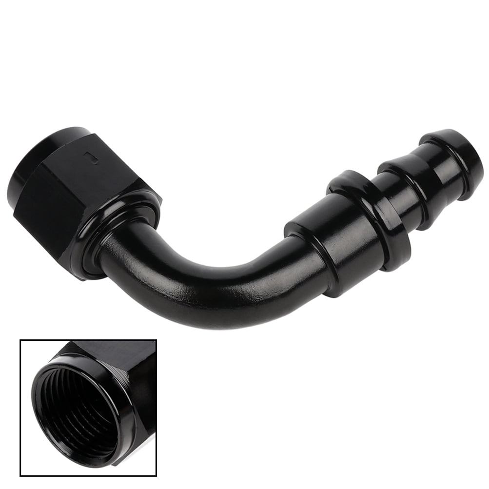 AN6 AN8 AN10 Push Lock Hose Line End Fitting Adapters ECCPP AN8 90 ...