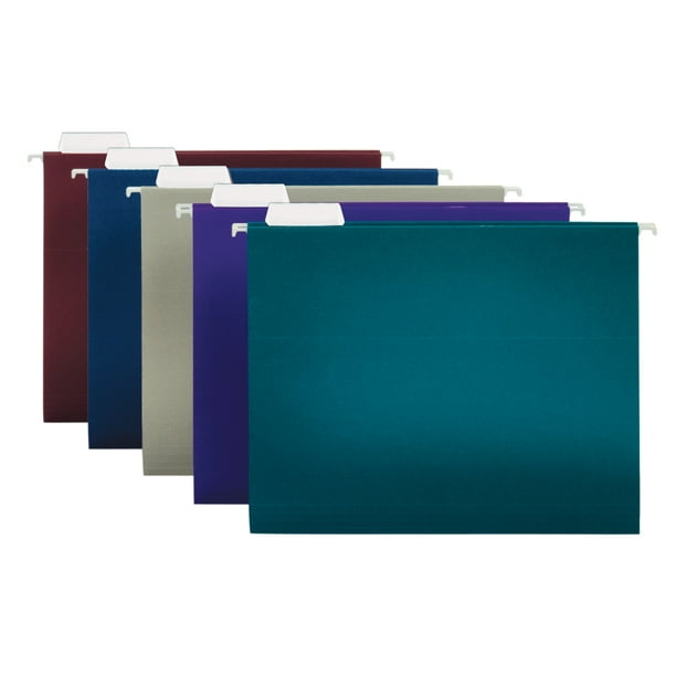 Office Depot 2-Tone Hanging File Folders, 1/5 Cut, 8 1/2in. x 11in ...