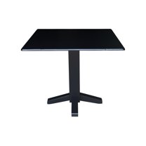 Solid Wood 30 inch Square Dining Table in White - Walmart.com