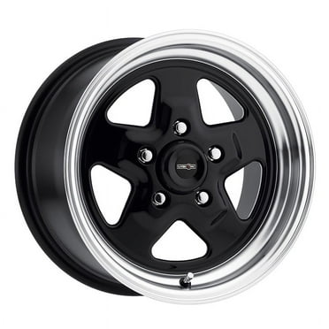 Vision Lockout 15x8 4x110 -10.2et Matte Black Machined Lip Wheel ...