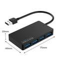 Moqsnm 5Gbps Speed 4-Port USB 3.0 Portable Compact Hub Adapter For PC Laptop - Walmart.com