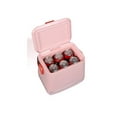 Frigidaire 6-Can Retro Portable Mini Fridge, Pink, Thermoelectric ...