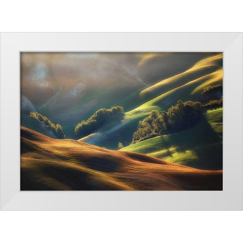 Pawlak, Jarek 24x18 White Modern Wood Framed Museum Art Print Titled ...
