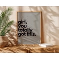 Affixzi Motivational Quote Art Print, Modern Minimalist Poster, Wall ...