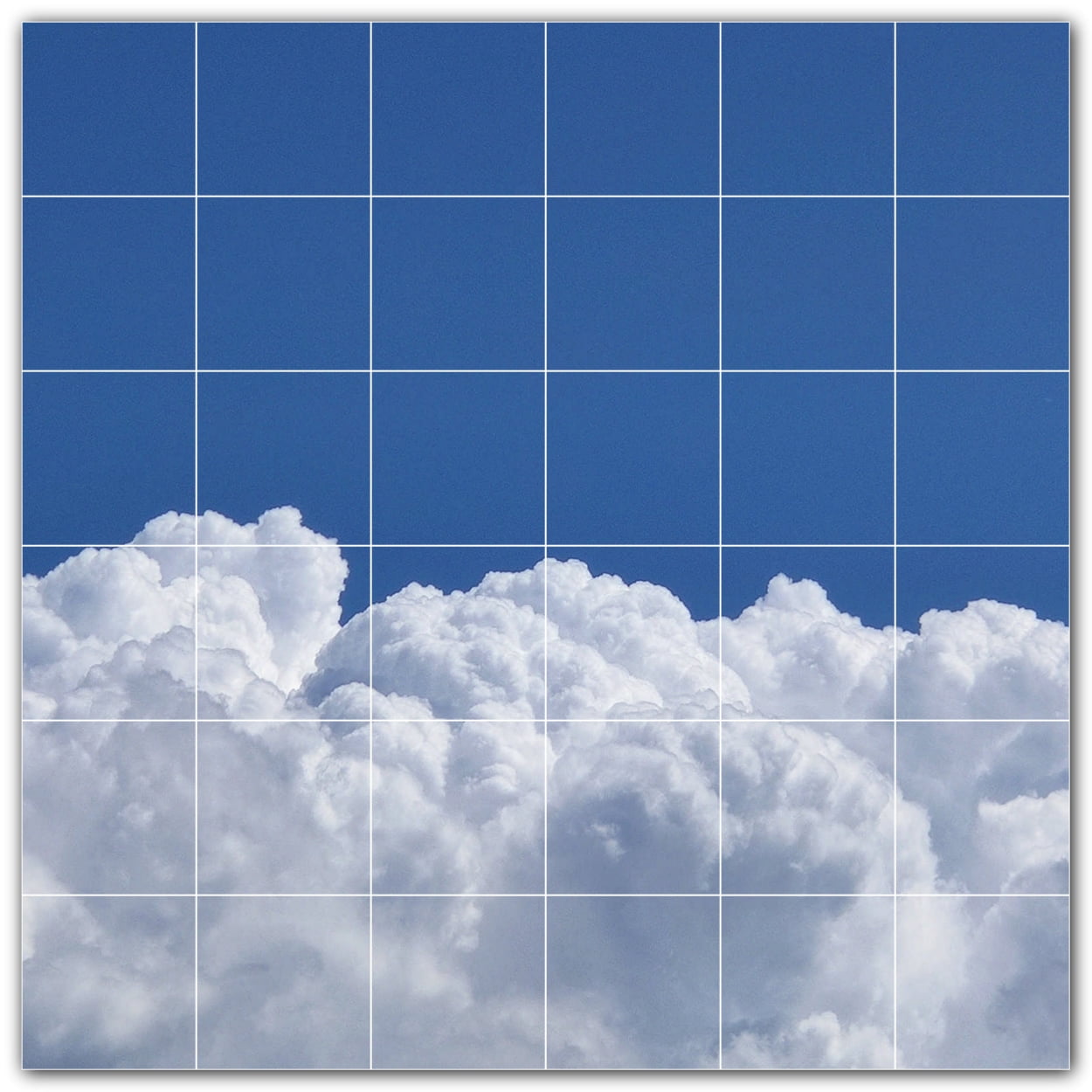 Picture-Tiles.com: Clouds Ceramic Tile Wall Mural WAL500381-66XL. 72"W ...