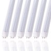 4 ft. 5000k Designed to Replace Fluorescents LED Tube Light - Pack of 2 ...