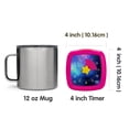 TWENTY5 SEVEN 4 Inch Countdown Timer, Starry Sky Pattern, 60 Minute ...