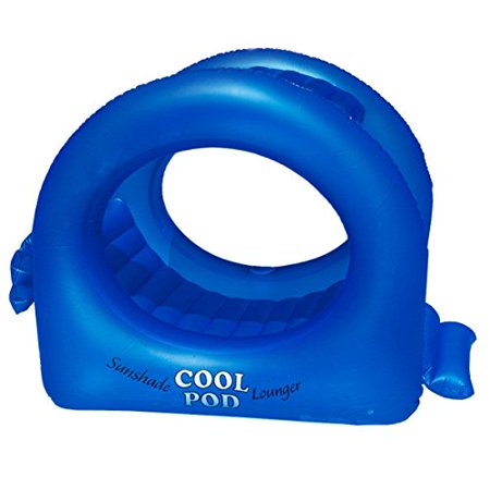 Swimline Sunshade Cool Pod Inflatable Swimming Pool Float Lounger, Blue ...