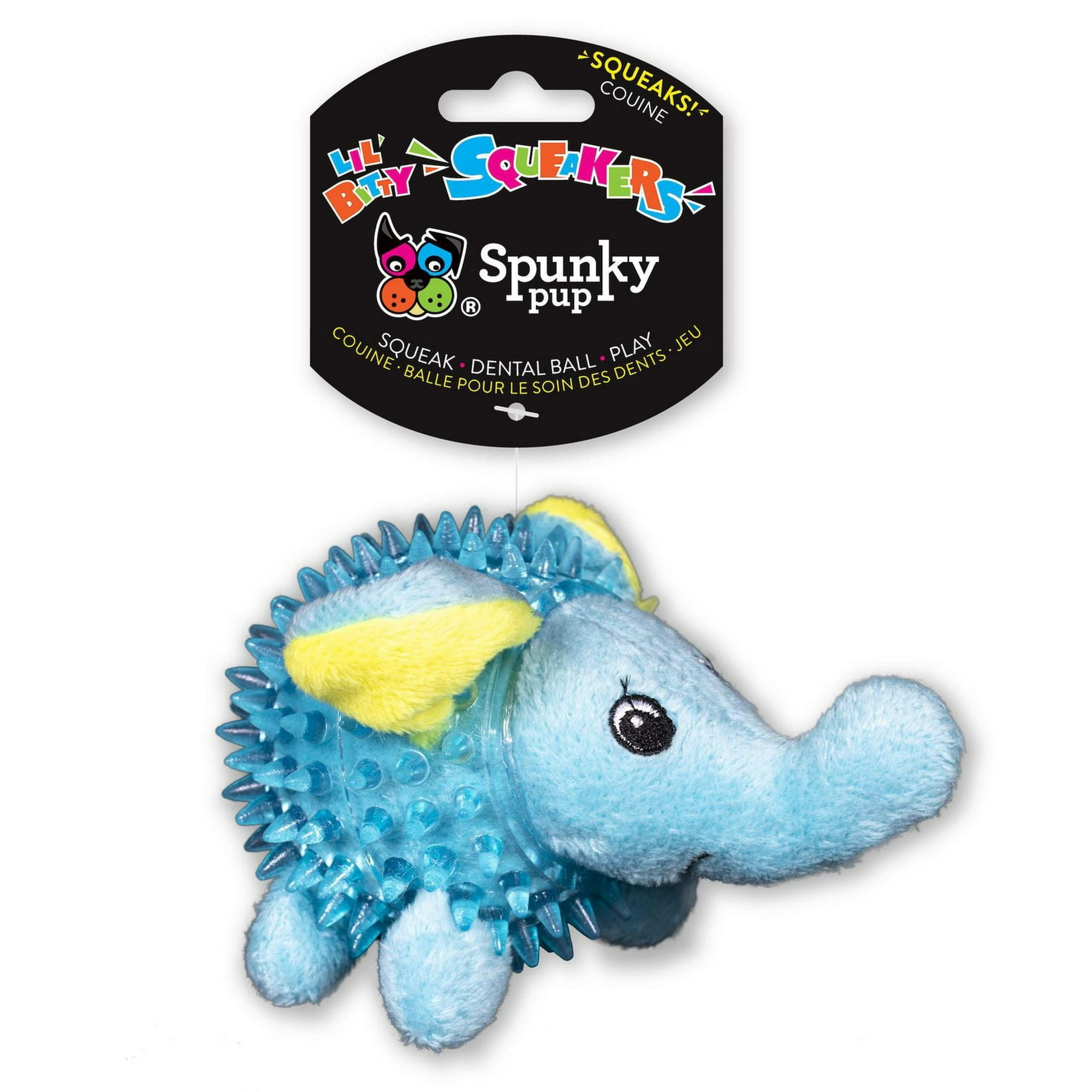 Click here for Spunky Pup Lil Bitty Squeaker Elephant Dog Toy prices
